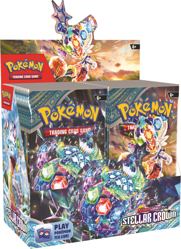 Pokémon TCG: Scarlet & Violet 7 - Stellar Crown - Booster Box — Cryptic ...