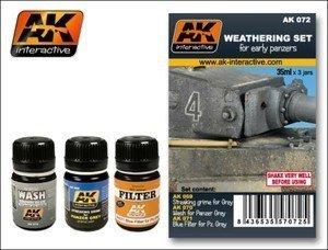AK Interactive Paint Set - Early Panzer Weathering Set — Cryptic Cabin