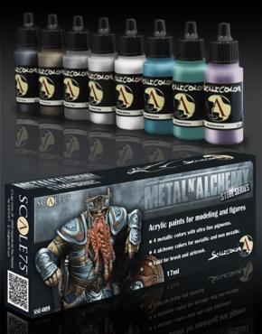 Scale 75 Paint Set - Metal N' Alchemy: Steel — Cryptic Cabin
