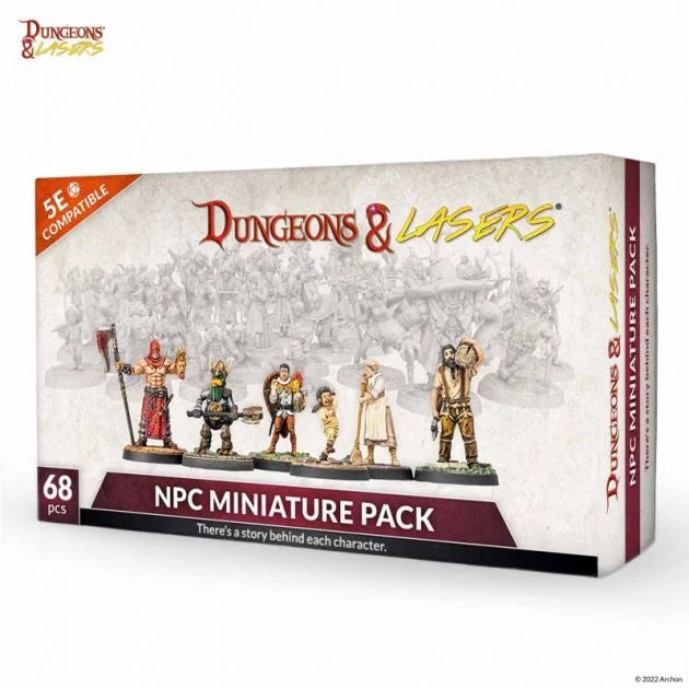 NPC Miniature Pack - Dungeons & Lasers — Cryptic Cabin