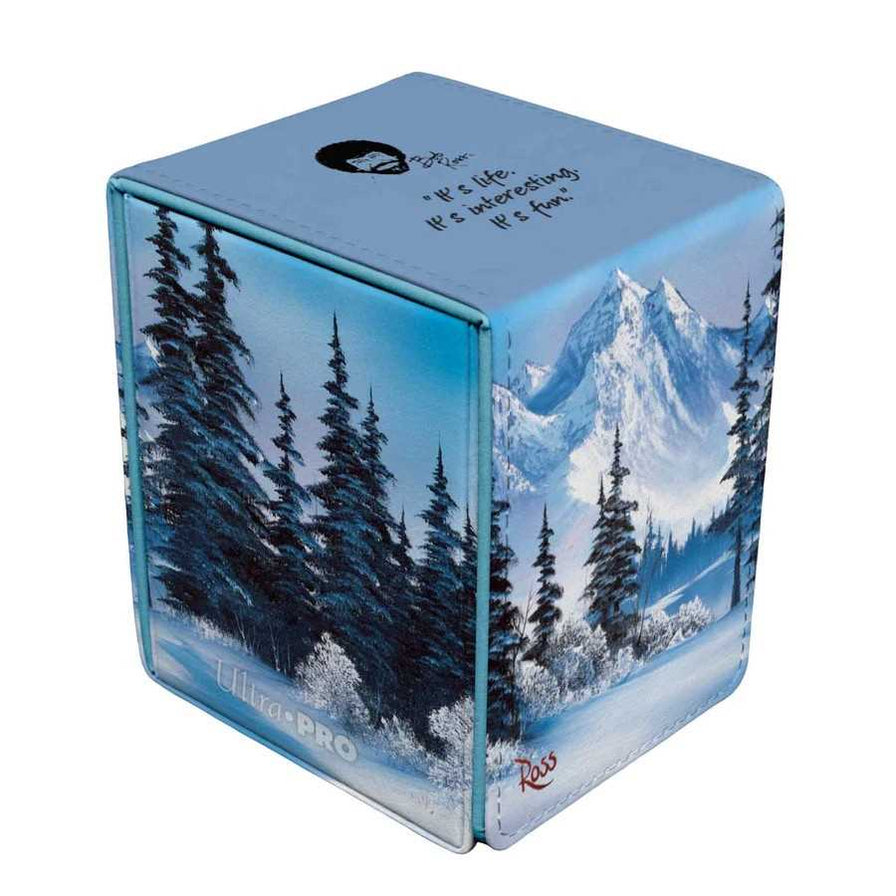 Ultra Pro - Bob Ross Winter Paradise - Alcove Flip Deck Box — Cryptic Cabin